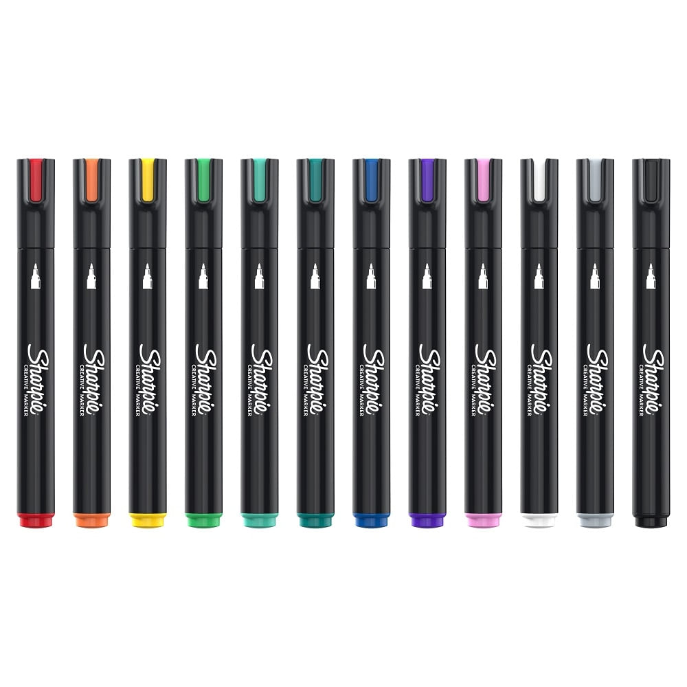 Marcadores Sharpie Acrílico Punta Bala 12 piezas | Plumones y ...
