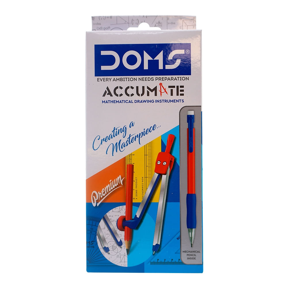 Juego de Geometría de Plástico con Estuche Doms Accumate Mathematical ...