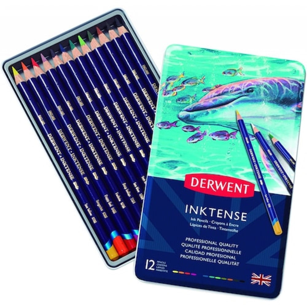 Lápices de Colores Derwent Inktense 12 pzas | OfficeMax. Tienda en ...