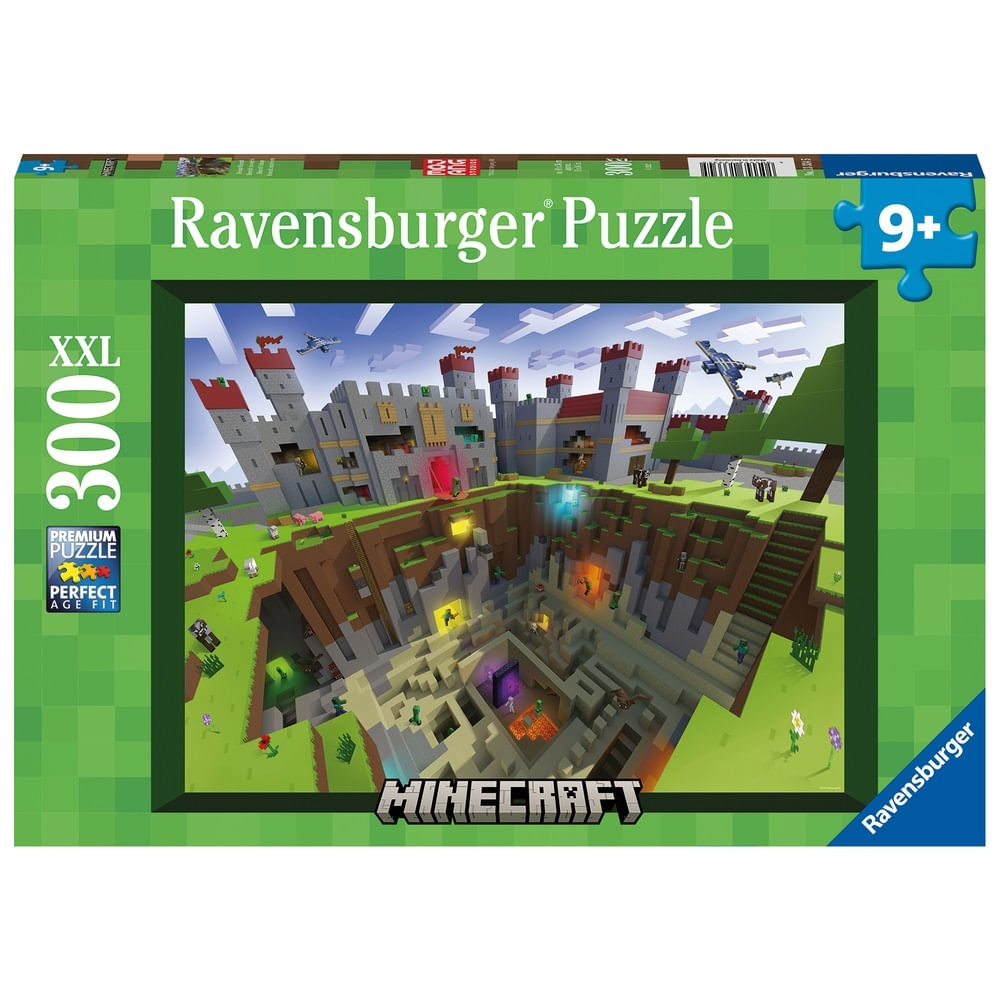 Rompecabezas Ravensburger Minecraft 300 Pzas | OfficeMax - Office Max