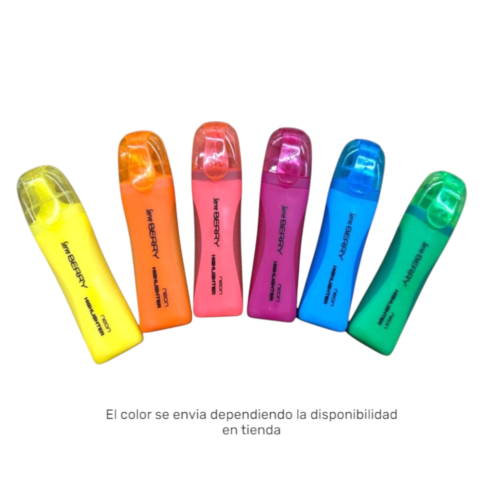 Marcatextos Serve Berry Color Neón 5mm | OfficeMax - Office Max