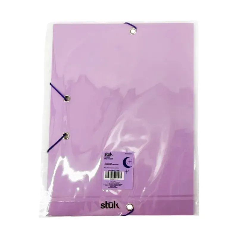 Folder lila con elástico | Constelaciones | Escolar - Office Max