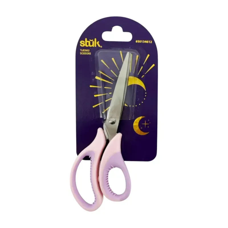 Tijeras rosas constelaciones | Resistentes y prácticas - Office Max