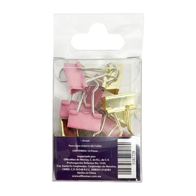 12 clips para carpeta | Colección de constelaciones - Office Max