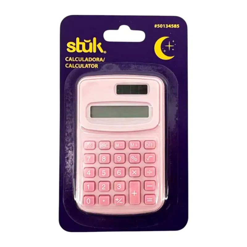Calculadora rosa | Funcional | Diseño Constelaciones - Office Max