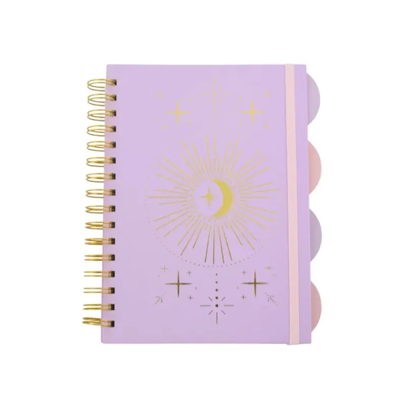 Cuaderno profesional lila 76H | Colección constelaciones - Office Max