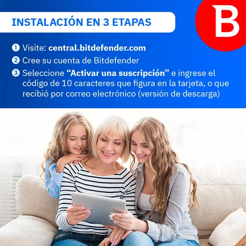 Antivirus Bitdefender Antivirus Plus | Licencia Digital - Office Max